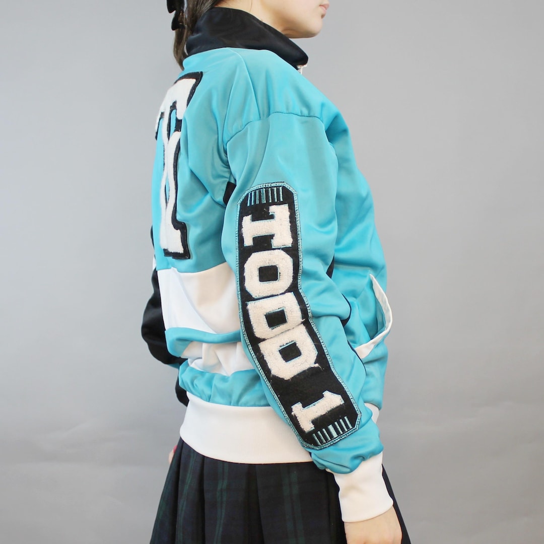 Vintage 80s Sporty Track Jacket by Todd 1 - Etsy