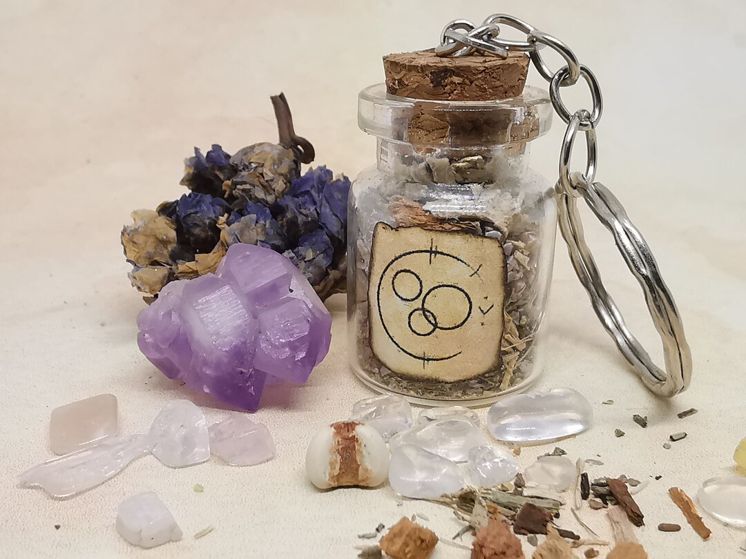 Wish and Fertility Moon Sigil Spell in a Bottle / Jar - Etsy