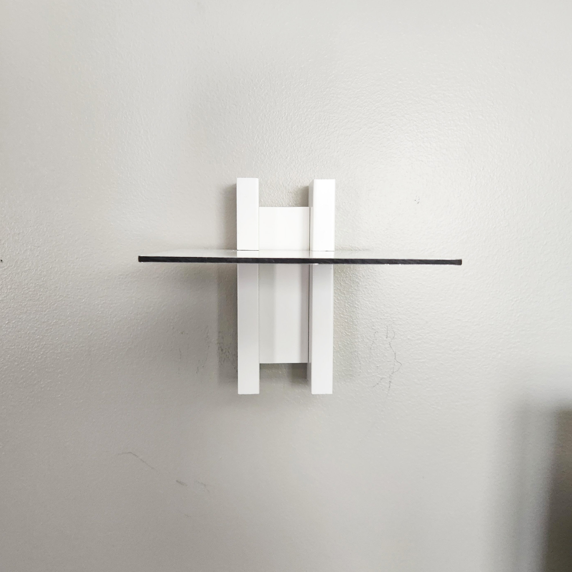 Minimalist Floating Shelf, Metal Floating Shelves, Plant Shelf, Book ...