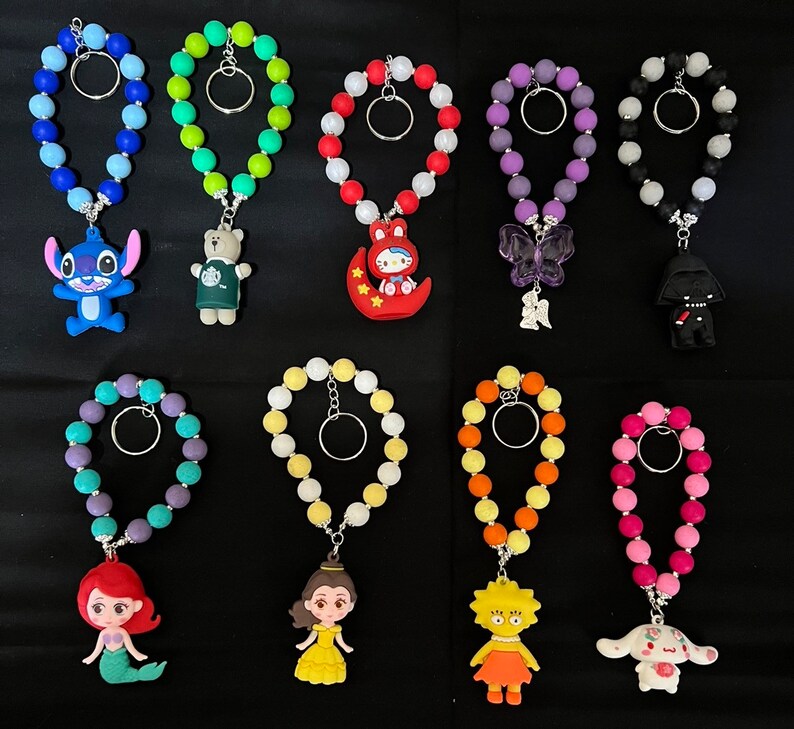 Character Keychains - Etsy