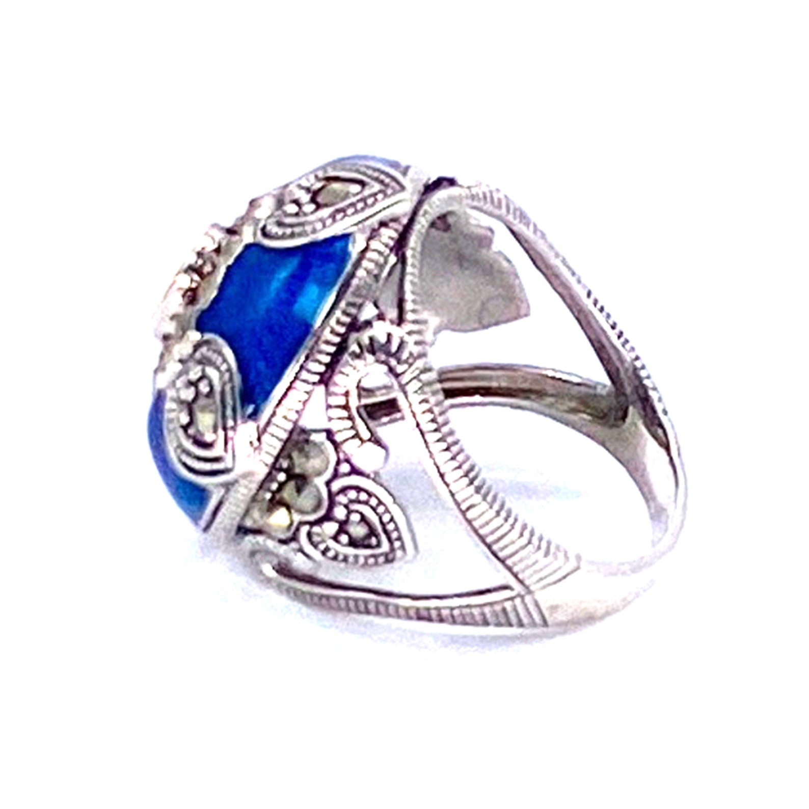 Indian Style Sterling Silver Ladies Ring - Etsy
