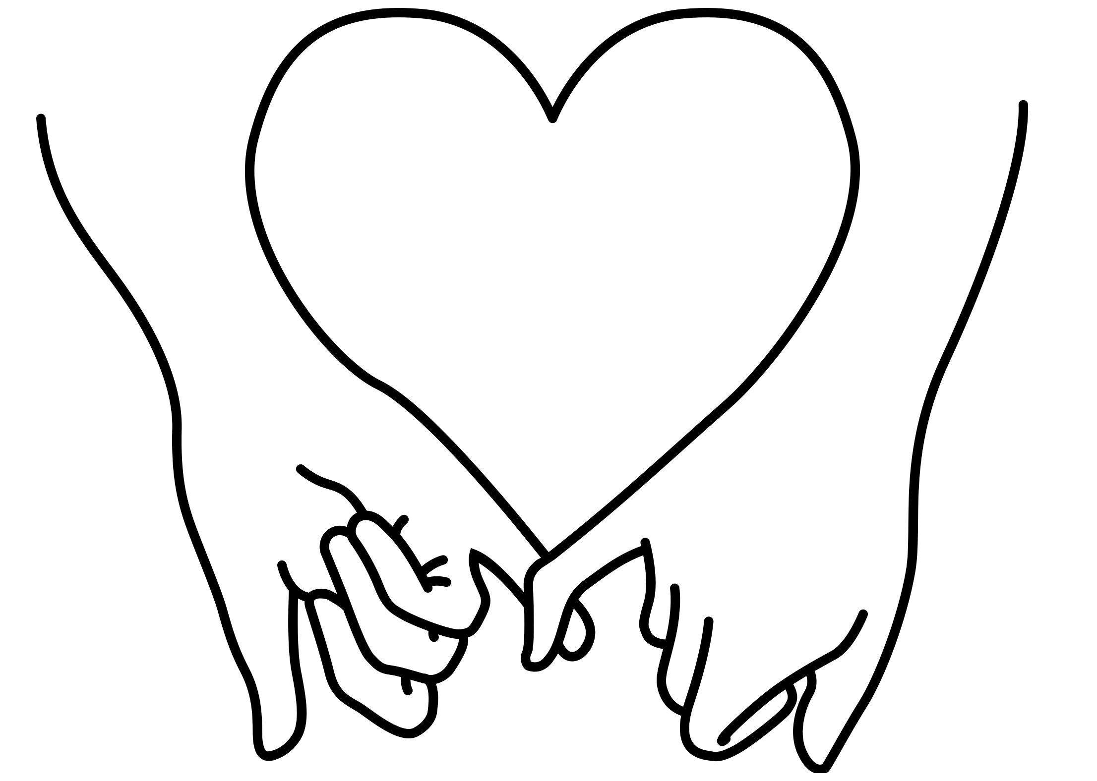 Heart Shape Hands Download Svg Cut File, Love, Valentines, Cricut ...