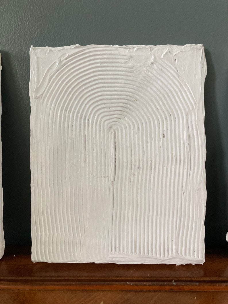 Textured Art-set of 3 - Etsy