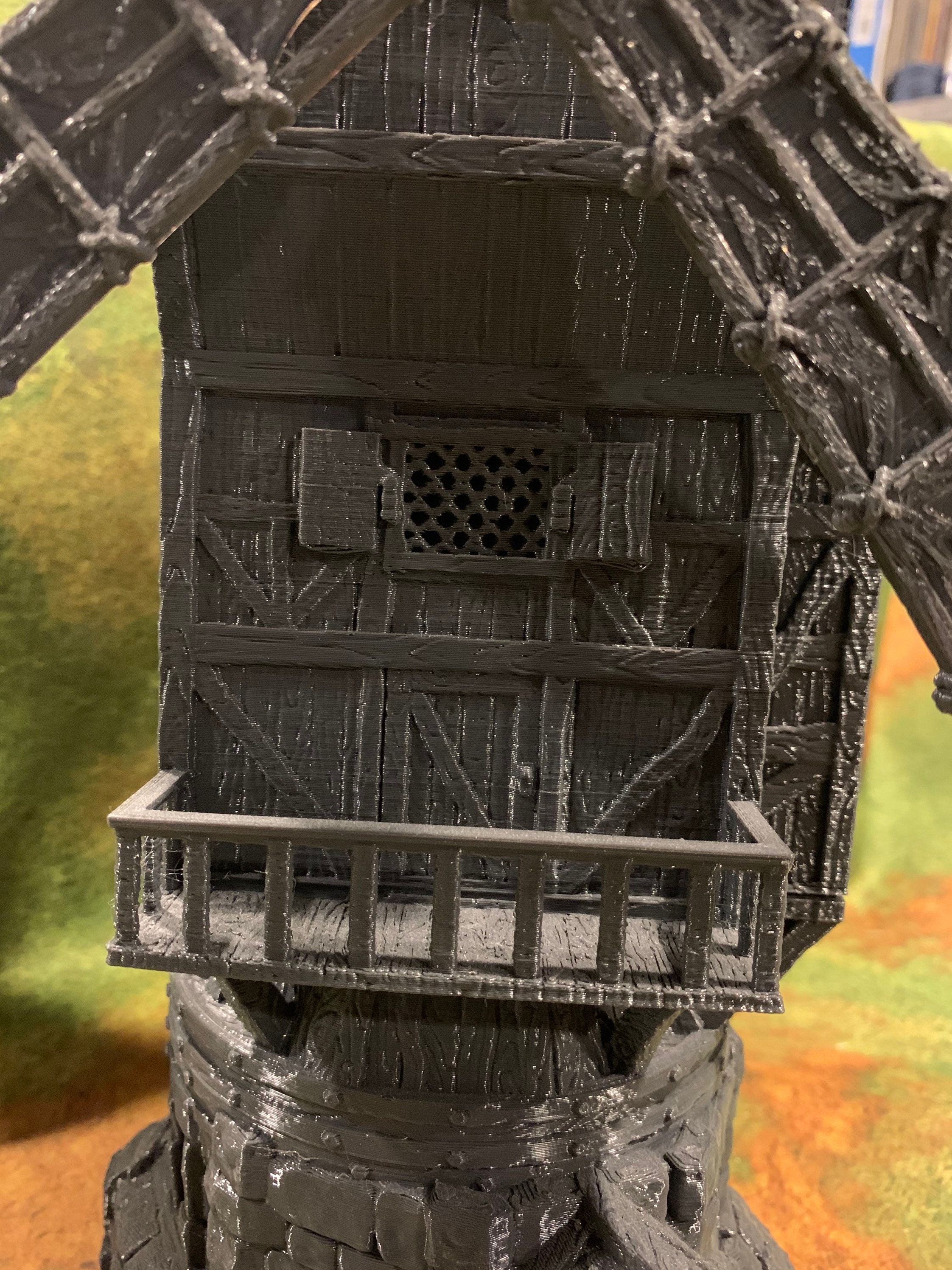 Wind Mill Terrain Scenery for Tabletop 28mm Miniatures - Etsy