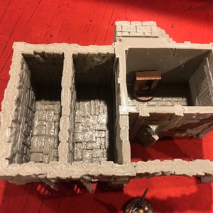 Prison House Terrain Scenery for Tabletop 28mm Miniatures Wargame, 3D ...