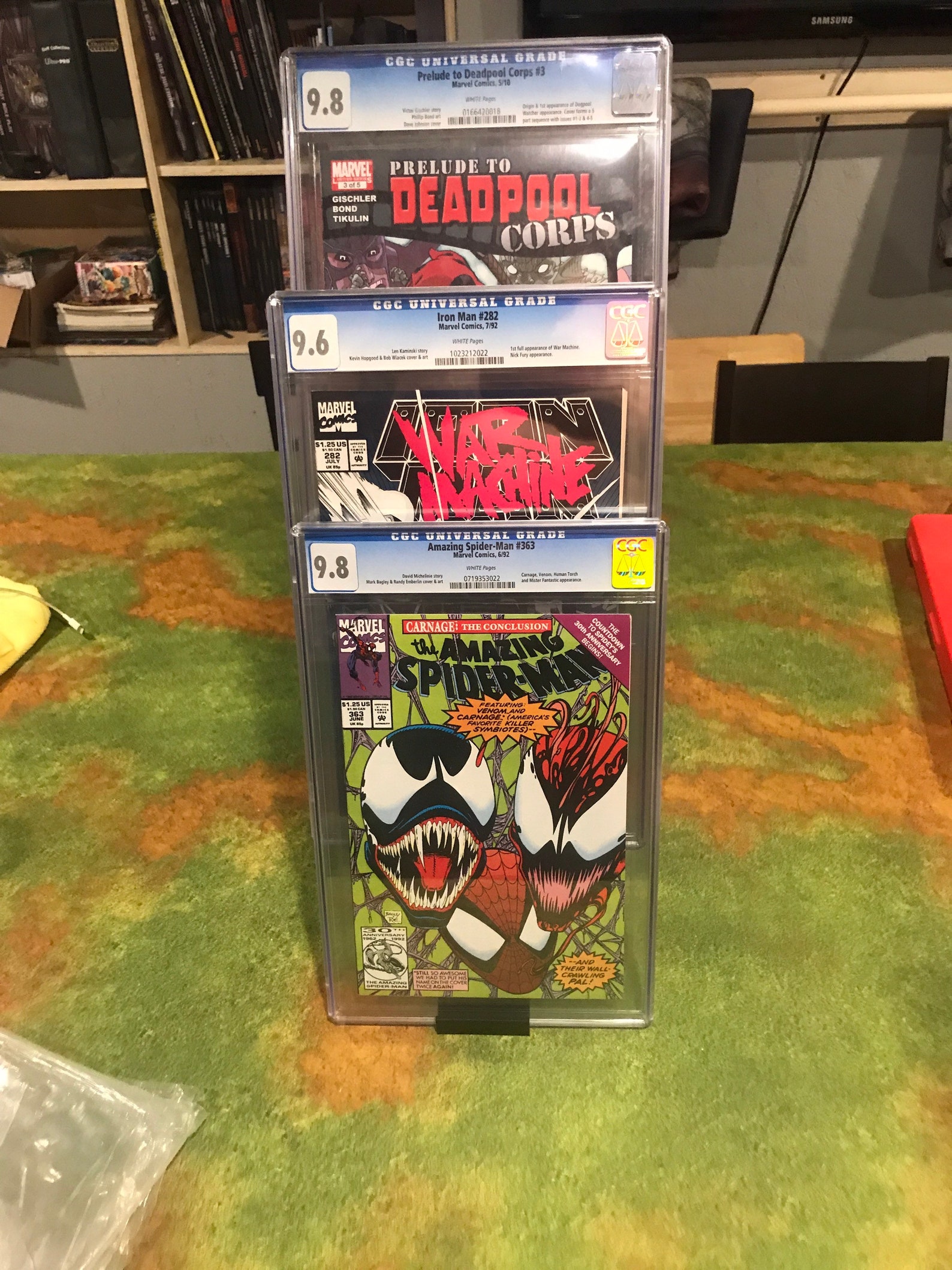 3 TIER Comic Book Display Stand Great for Graded CGC & CBCS and Non ...