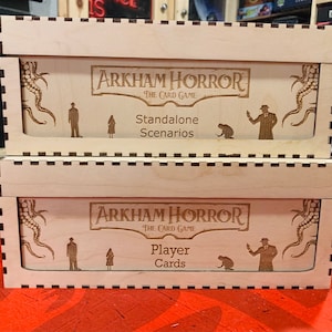 Arkham Horror LCG Deluxe, Premium Vertical Card Storage Box - Etsy