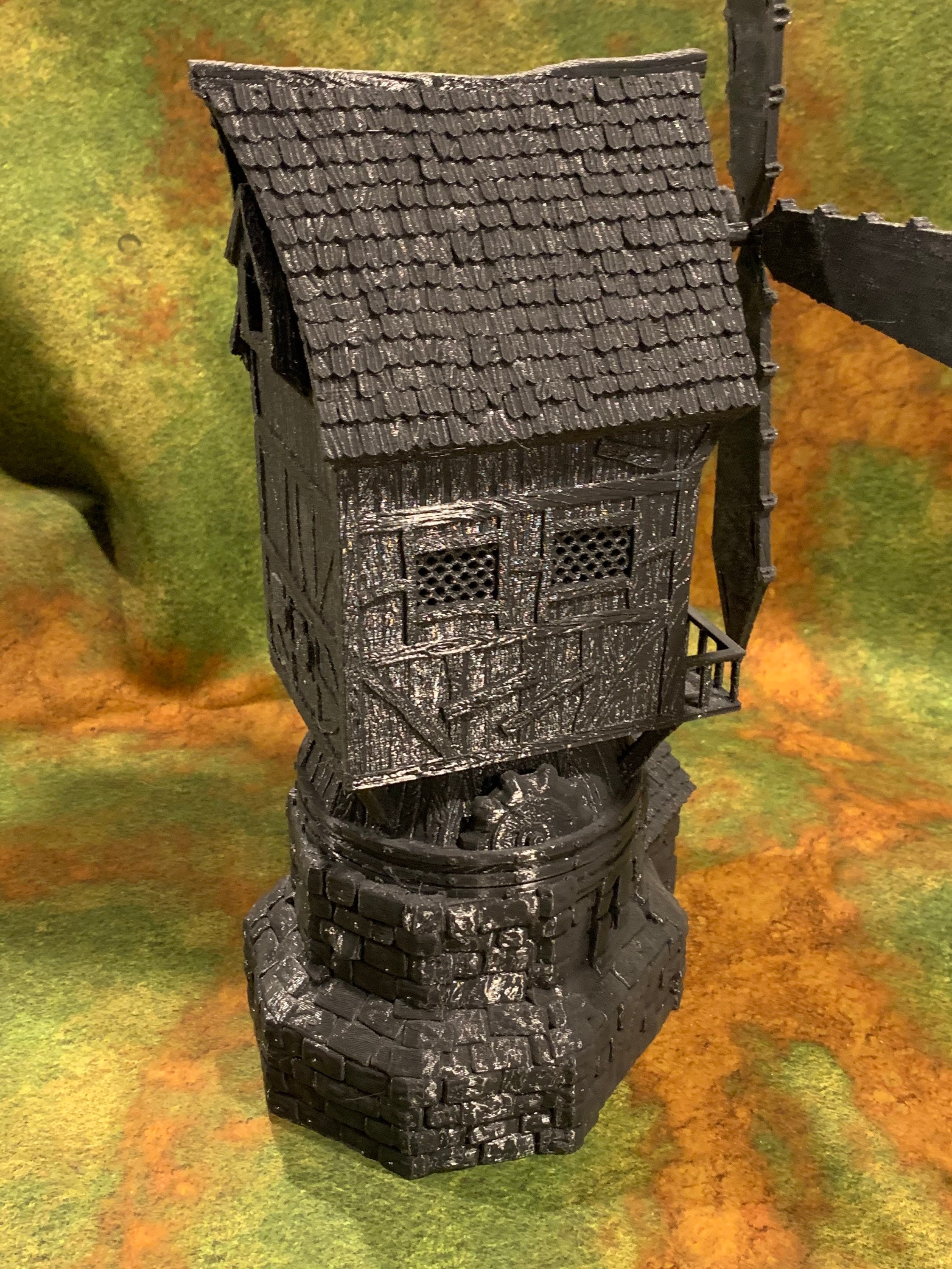 Wind Mill Terrain Scenery for Tabletop 28mm Miniatures - Etsy