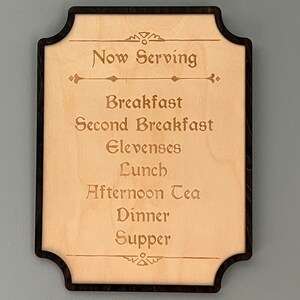 Lord of the Rings Engraved Wall Decor, Hobbit Kitchen Decor - Etsy
