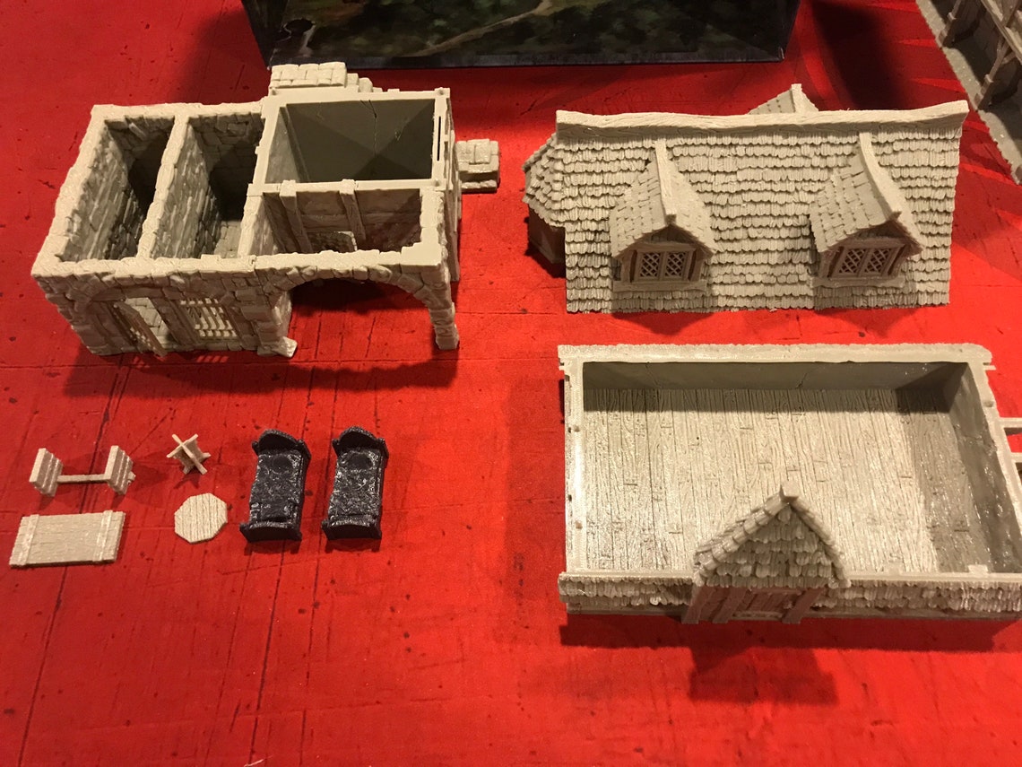 Prison House Terrain Scenery for Tabletop 28mm Miniatures - Etsy