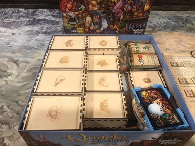 Quacks of Quedlinburg Board Organizer Tray, Laser Printed, for 21mm ...
