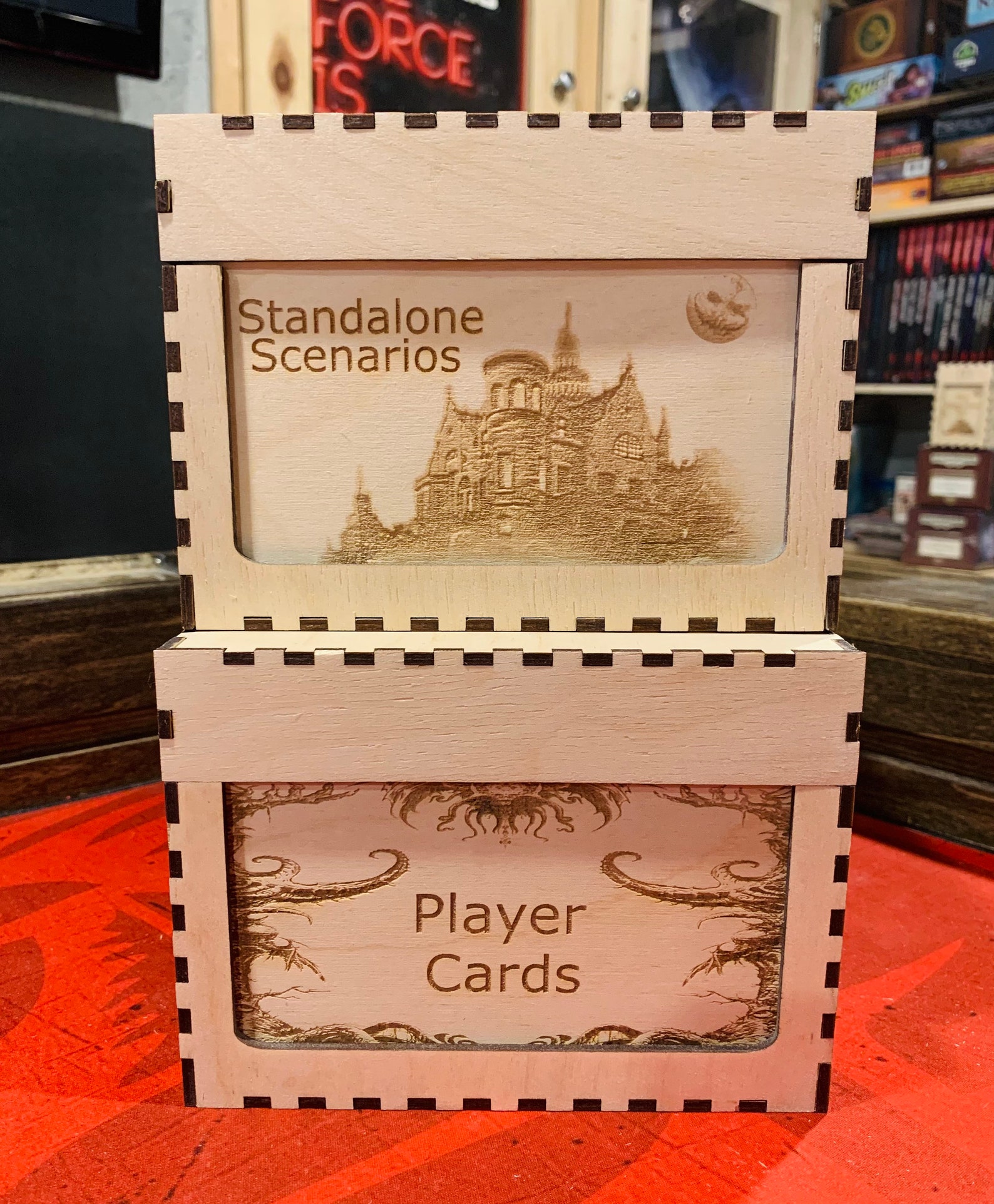 Arkham Horror LCG Deluxe, Premium Vertical Card Storage Box - Etsy