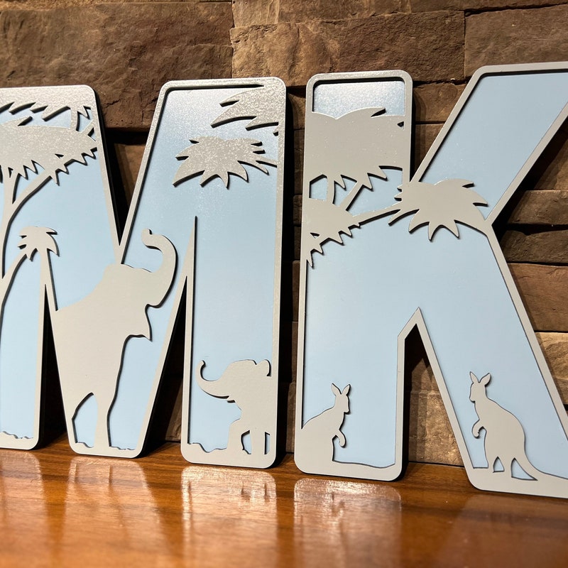 Safari Letters - Etsy