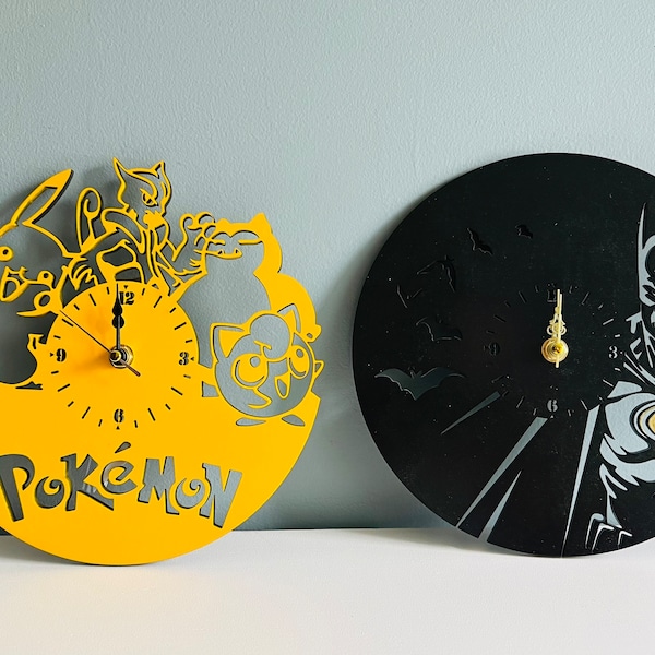 Laser Cut Record Clock - Etsy