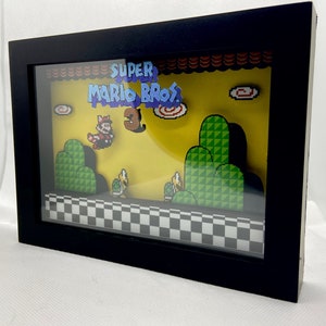 Super Mario Bros. 3 Shadow Box 5x7 - Etsy