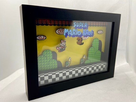 Super Mario Bros. 3 Shadow Box 5x7 | Etsy
