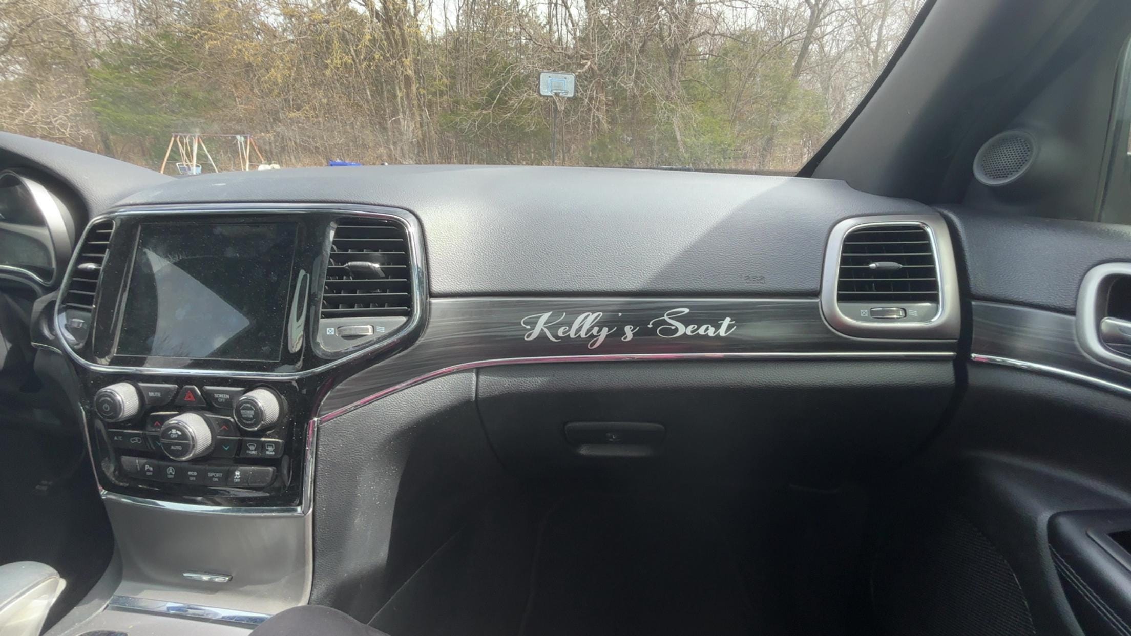 Custom Vinyl Car Decal Seat Name for Wife/girlfriend - Etsy