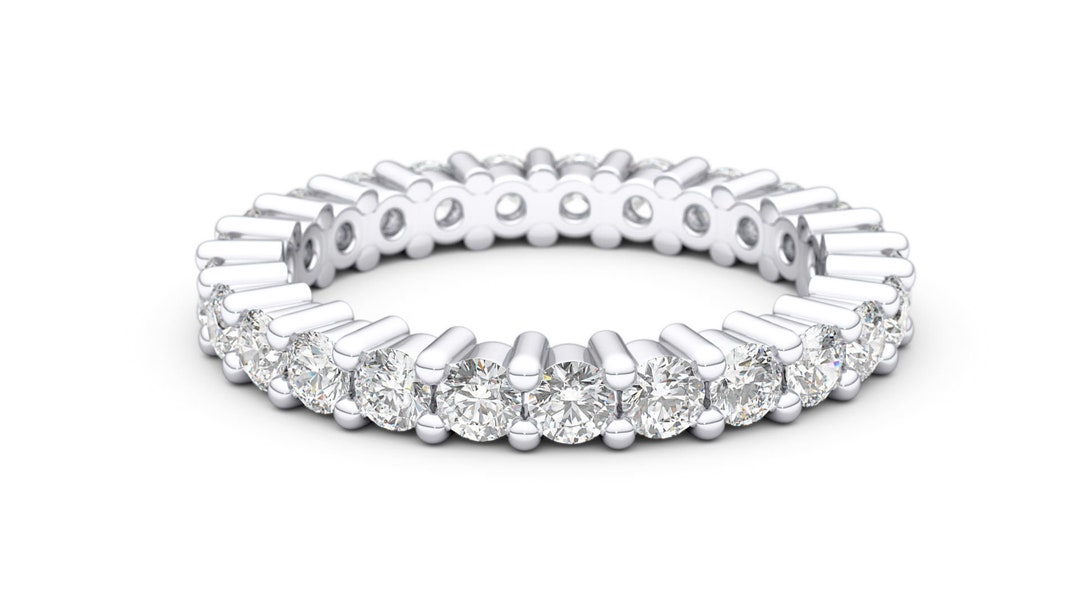 Lab Grown Diamond Eternity Ring, 1.00/1.50/2.00ctw, E-F Color VS ...