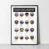 College Football Stadium Bucket List Poster - Etsy