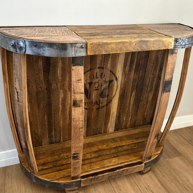 Whiskey Sofa Table - Etsy