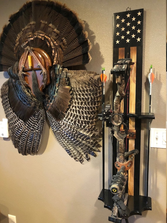 Old Glory Carved Subdued Colors Compound Bow Rack - Etsy
