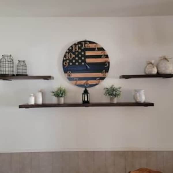 Wooden Flag Clock - Etsy