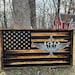 160th SOAR Nightstalker Wood Carved American Flag Coin Shelf - Etsy