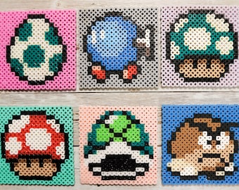 Super Mario Brothers 3 Medium Perler Sprites: Magnets and Coasters - Etsy