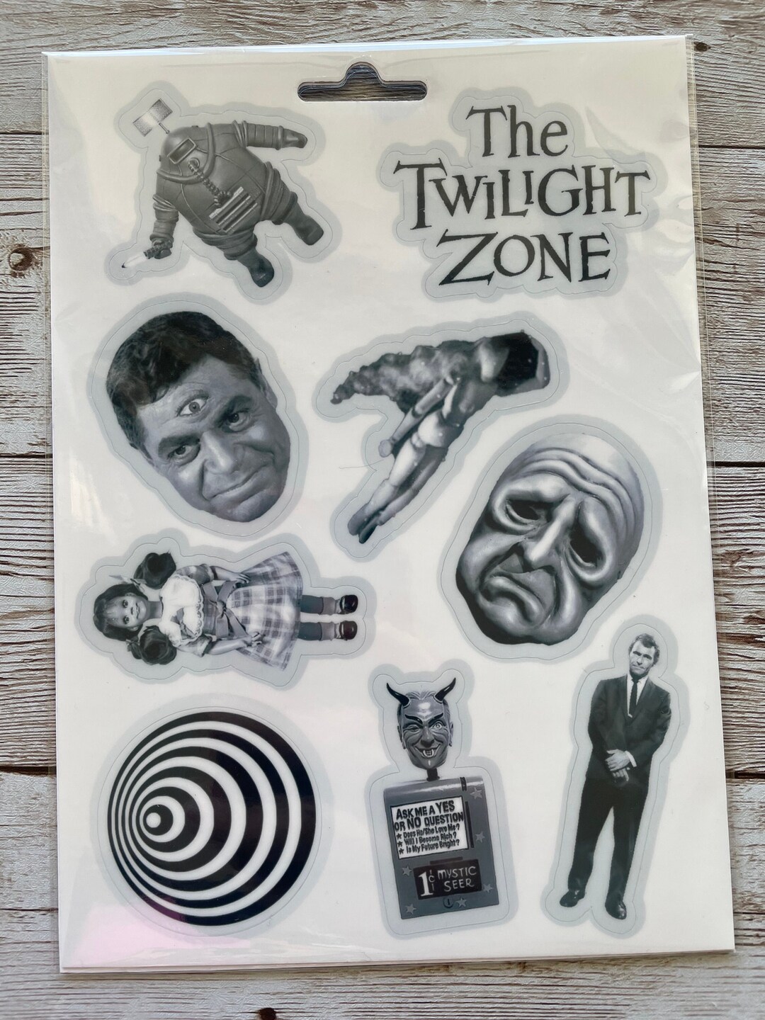 Twilight Zone Sticker Set Series 1 - Etsy