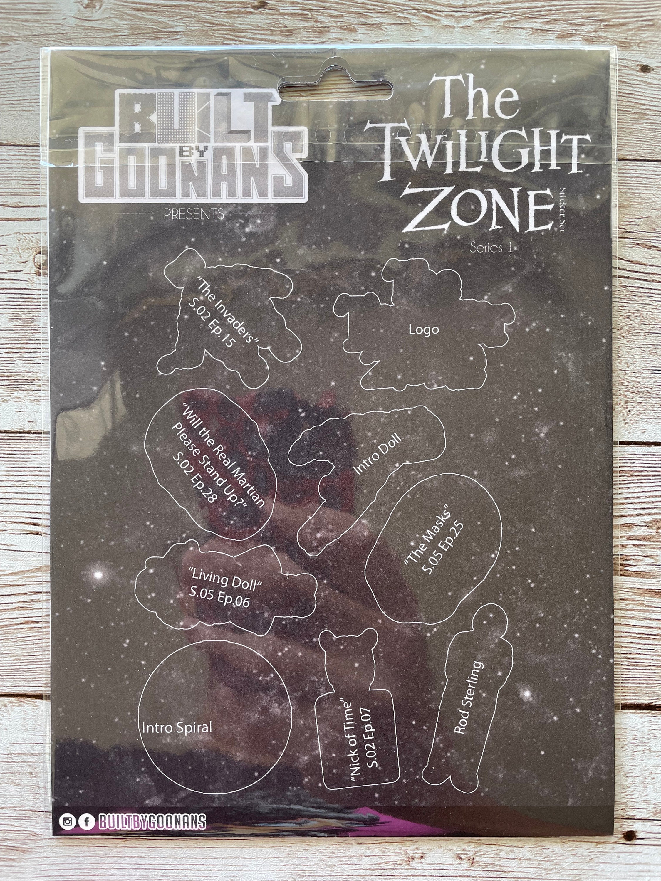 Twilight Zone Sticker Set Series 1 - Etsy