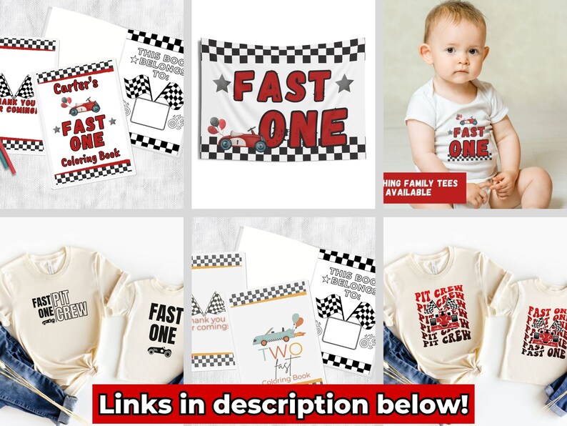 Personalized Fast One 1st Birthday Coloring Book Printable - Etsy