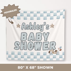 Fast One Backdrop Banner Blue Fast One Birthday Back Drop Racing Car ...