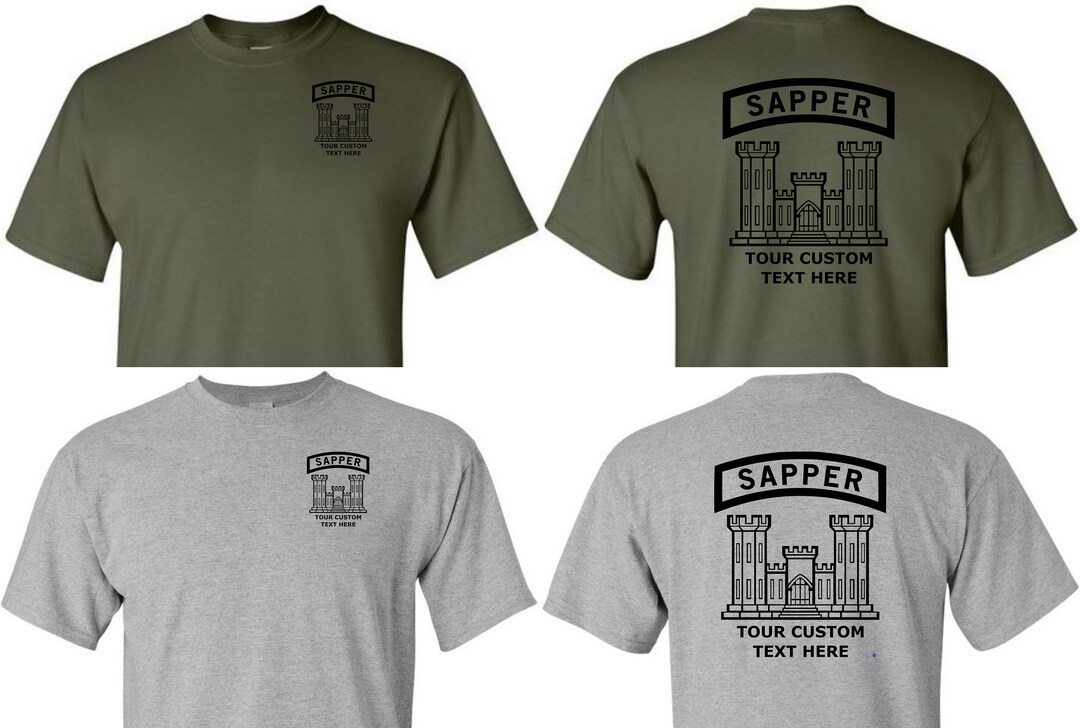 US Army SAPPER Shirt, Combat Engineer Shirt, US Army Shirt, Veteran ...