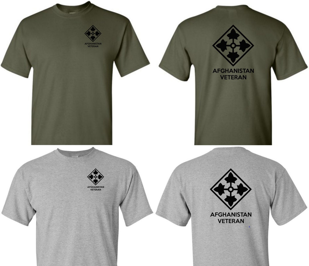 4th Infantry Division Shirt, Custom Performance Shirt, US Army IVY ...