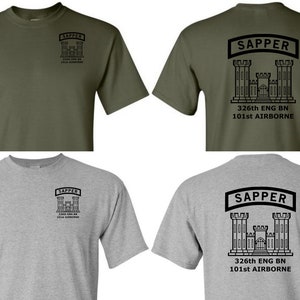 US Army SAPPER Shirt, Combat Engineer Shirt, US Army Shirt, Veteran ...