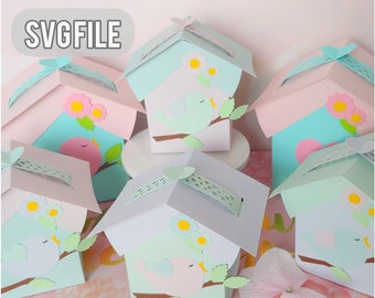 No.461 Bird Cube Box Digital Download SVG & Pdf - Etsy