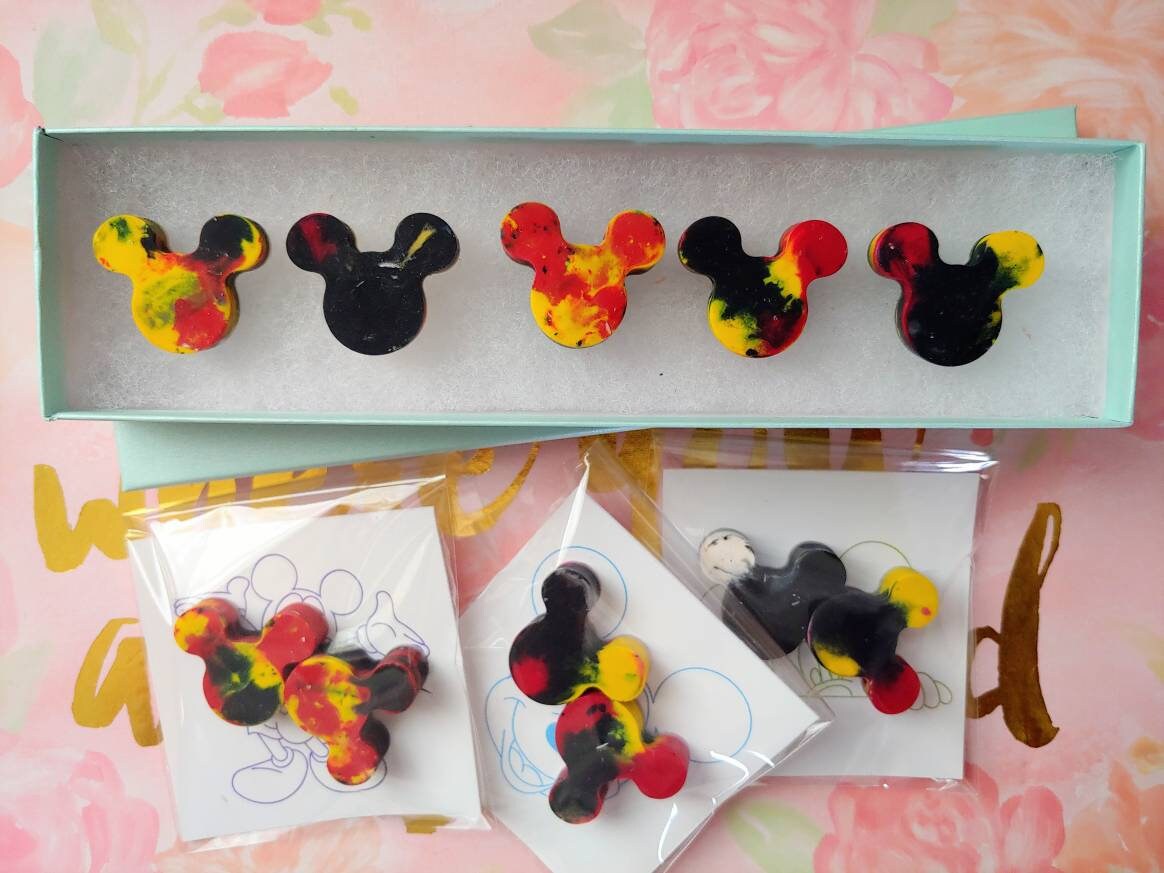 Mouse Crayons Party Favors: Handmade Educational Gift - Etsy