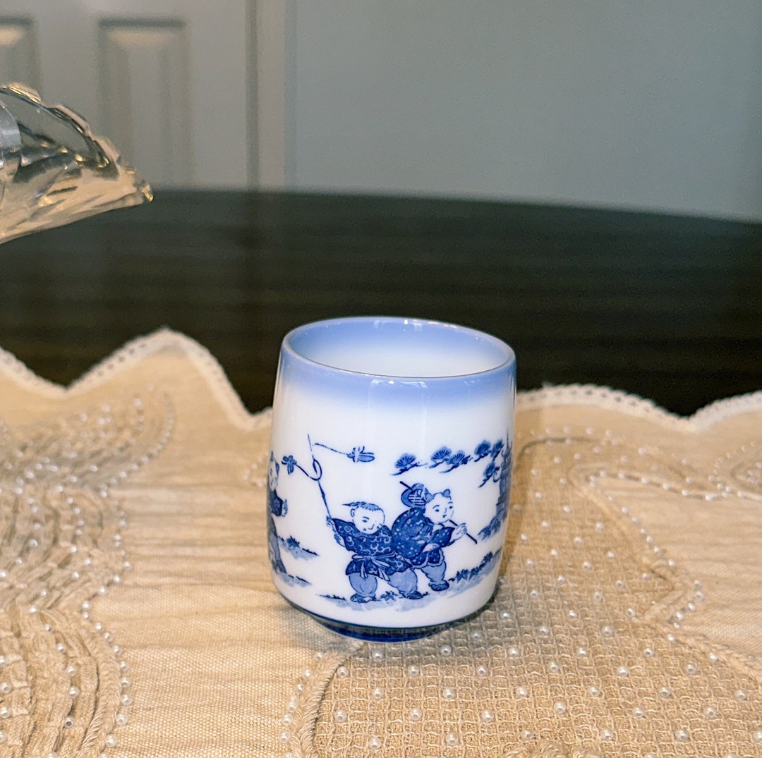 Japanese Karako Nabeshima Design Saki or Tea Cup - Etsy