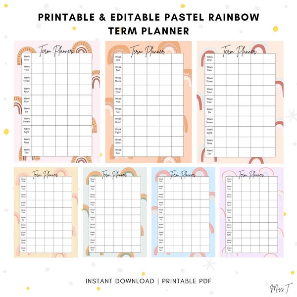 Teacher Planner - Etsy