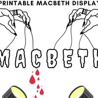 Shakespeare Macbeth Posters | English Literature Bulletin Board Poster ...