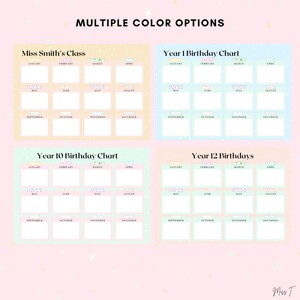 Printable & Editable Pastel Rainbow Classroom Posters and Charts - Etsy