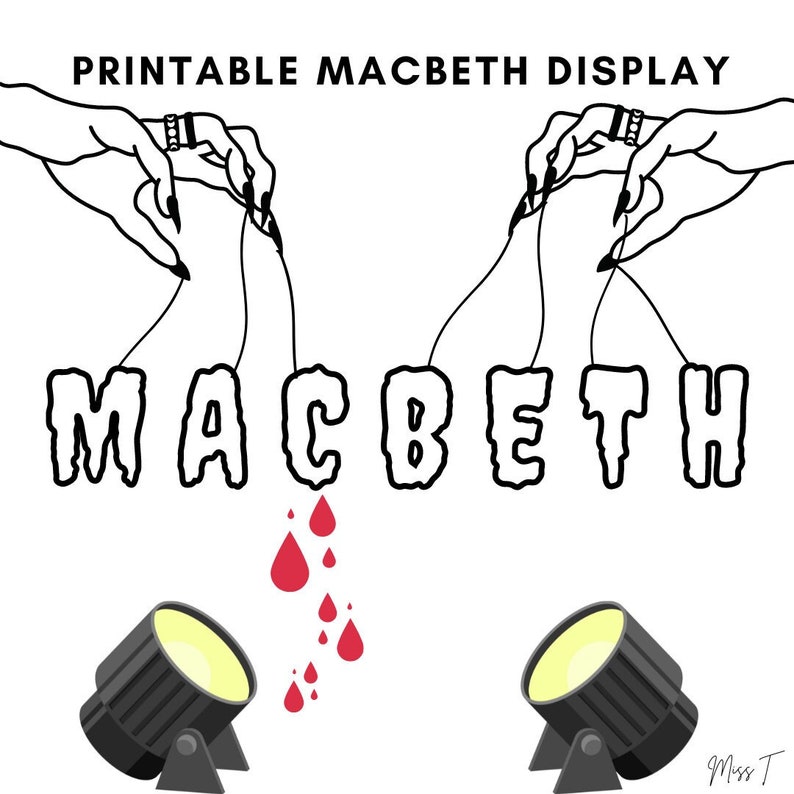 Printable Macbeth Classroom Display PDF, Shakespeare Study Essential ...
