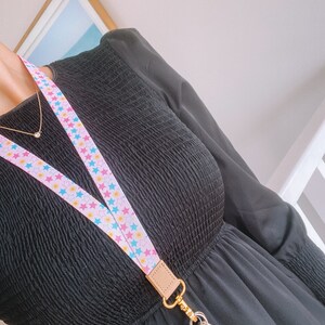 Reaching for the Stars Fabric Lanyard, Teacher Essential & Gift for ...