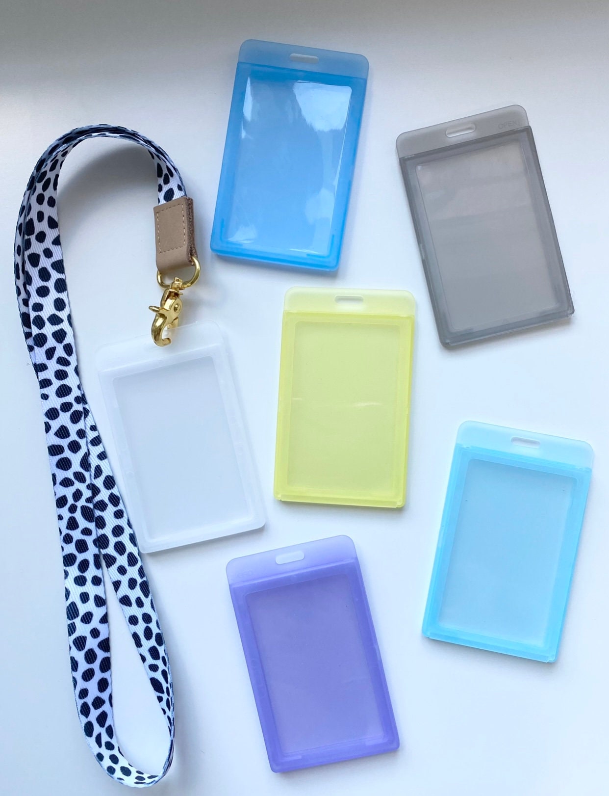 ID Timetable and Bell Times Holder Colourful Lanyard Clip - Etsy