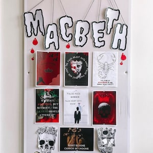 Printable Macbeth Classroom Display PDF, Shakespeare Study Essential ...