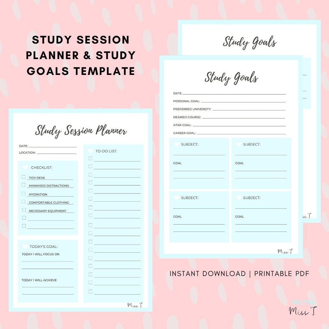 Printable Student Exam Prep Pack Revision Checklist Essay | Etsy Canada