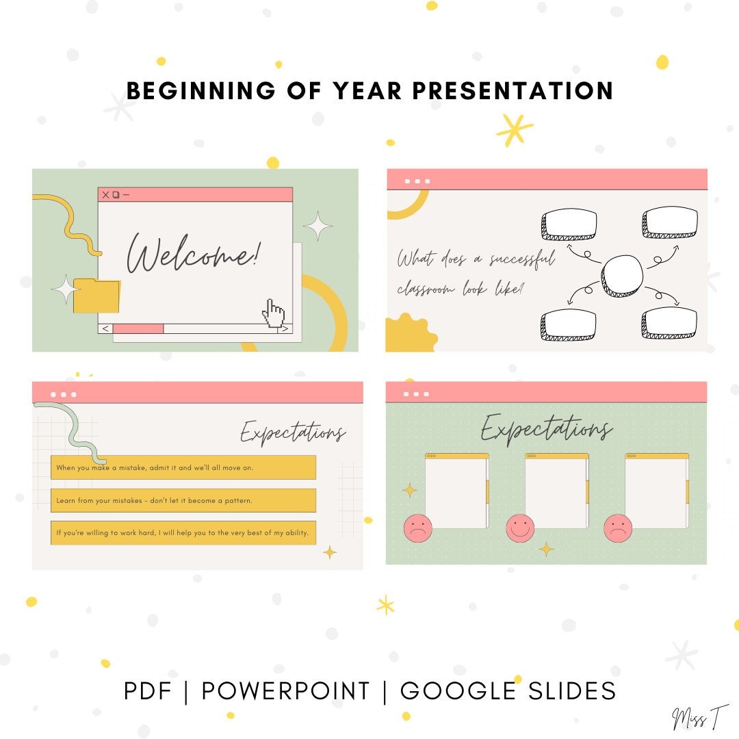 Beginning of Year Presentation for High School Teachers, Instant ...