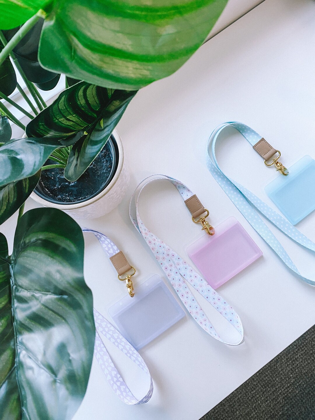 ID, Timetable and Bell Times Holder, Colourful Lanyard Clip On, Clear ...