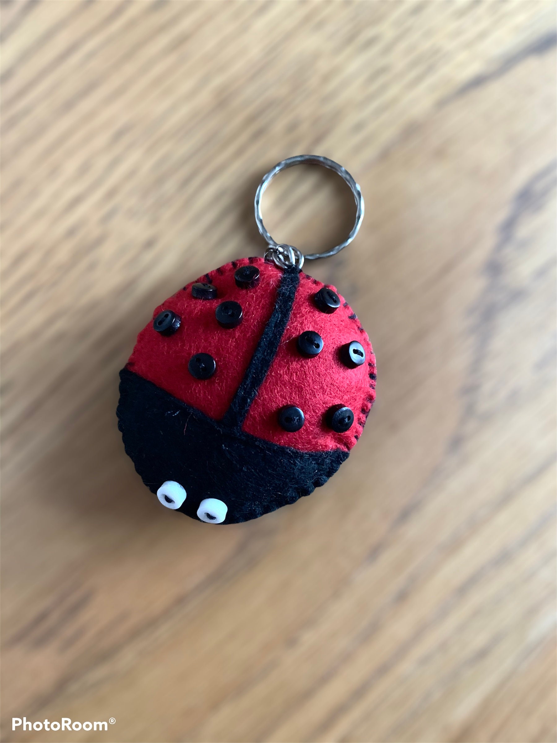Keychain Keyring Bag Charm Felt Hand Sewn Ladybird . Gifts - Etsy