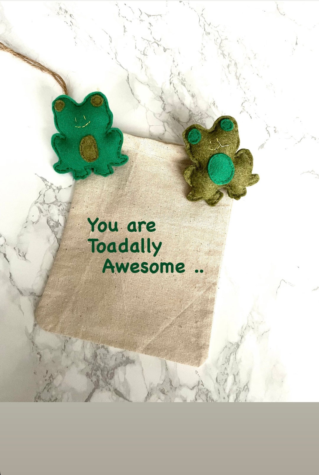 Felt Frog , Toad Gift, Frog Gift , Pocket Hug, Postal Gift, Hand Sewn ...